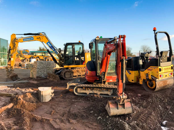 Construction equipment fleet at Iv's Rentals ready for commercial ...